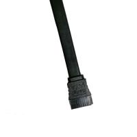 China HJX for 3.0 6.0 Gbps 7-Pin Female Right Angle PVC Data Cable for 2.5'' SSD/3.5'' HDD Black 170mm Length in Stock for sale