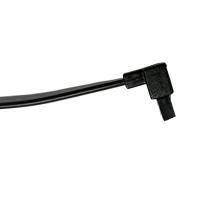 China HJX for 3.0 6.0 Gbps 7-Pin Female Right Angle PVC Data Cable for 2.5'' SSD/3.5'' HDD Black 170mm Length in Stock for sale