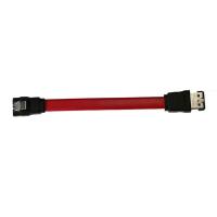 China HJX ESATA External Cable Adapter 7 Pin Male Converter SATA3.0 Interface 150mm Length Red Color RoHS/Reach Certified in Stock for sale