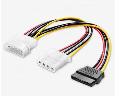 China HDD SATA 15Pin to IDE 4Pin Female Splitter Power Cable for sale