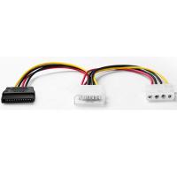 China HDD SATA 15Pin to IDE 4Pin Female Splitter Power Cable for sale