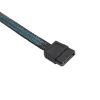 China 7Pin to 7Pin SATA3.0 6Gbps Nylon Braided Straight Type HDD SDD Data Cable for sale