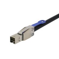 China Mini SAS HD SFF-8644 to SAS SFF-8087 PVC Jacketed Cable for Data Transfer in Raid Systems and Data Center Servers for sale
