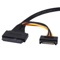 China Mini Cool Edge IO MCIO 4X to U.2 SFF-8639 PCIe Cable Silver-Plated Copper Conductor PVC Jacket RoHS Certified for Server SSD for sale
