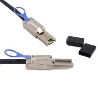 China Mini SAS 26pin External Male to Male Data Transfer Cable Pure Copper with PVC Jacket SFF-8088 Plastic Material for sale