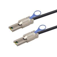 China Mini SAS 26pin External Male to Male Data Transfer Cable Pure Copper with PVC Jacket SFF-8088 Plastic Material for sale