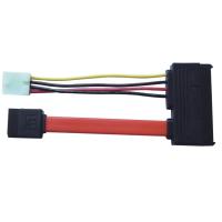 China 22-Pin (7+15Pin) SATA Male to 7Pin SATA Versatile Power Split Cable USB Interface for Computer Storage Device Expansion Solution for sale