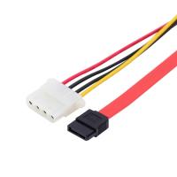 China 22-Pin Multi-Functional SATA IDE Data and Power Cable 7+15PIN with PVC Jacket Braid Shielding for Computer HDD Storage Devices for sale