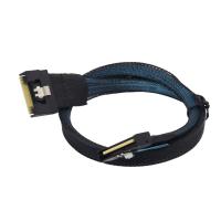 China Gen5 MCIO 8X 8I 74P to Slimline SAS 4.0 SFF-8654 8i Server Cable PVC Jacketed for Computer Use for sale