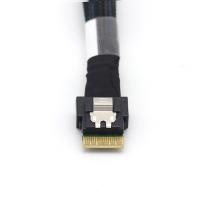 China High-Speed Slim SAS4.0 HD 4i to HD 4i SFF 8654 4i Cable SlimSAS Transmission Cable for sale