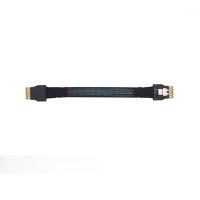 China Slim SAS 8654 4i to SFF-8654 4i MINI SAS Server Chassis Internal SAS4.0 Cable for sale