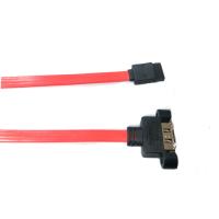 China 21-Year Factory's 6 Gbps SATA III to ESATA Cable with Screw Hole Tin Copper PVC Jacket for PC Computer Bracket Slot for sale