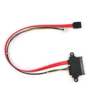 China SATA 7+15 PIN to 22PIN Female IDE D Type Port Small 4PIN Housing SATA Power Cable 7+15P with PVC Jacket for Computers for sale