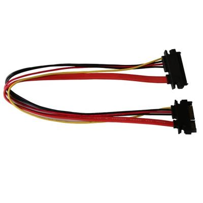 China SATA7+15 Extension Cable Serial Power SATA Data Power Extension Cable Male to Female HDD Extension Cable for sale