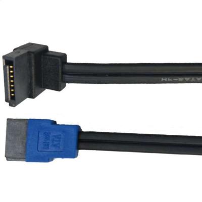 China For UL AWM 20851 30V VW-1 Certified E320444 SATA 3.0 Cable 7P to 7P Braid Shielding PVC Jacket for Computer HDD SSD HF SATA Cabl for sale