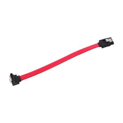 China 50CM SATA 3.0 III  7pin to 7P Right Angle 6Gbs SSD PVC Data Cable for Desktop HDD Hard Disk Stock Availability for sale