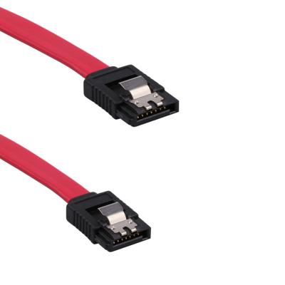 China UL2725 SATA 7P Data Cable with Latch for Computer PVC Jacket Hard Disk HDD Cable for Efficient Data Transfer for sale