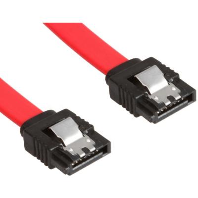 China Customized Dauble PC Serial ATA Red 20 30 40 50CM Sata 7Pin Cable for Hard Disk Sata HDD Power Cable for sale