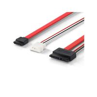 China UL1007 20AWG PVC Insulation High Quality Customized SATA Flat Cable with Nylon Jacket Metal Material for Computer Use UL2725 for sale