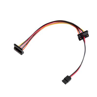 China 15pin SATA Power to 6pin PCIe PCI-e PCI Express Adapter Cable for Video Card 15pin SATA Power Female 6-pin PCIe Power Male for sale