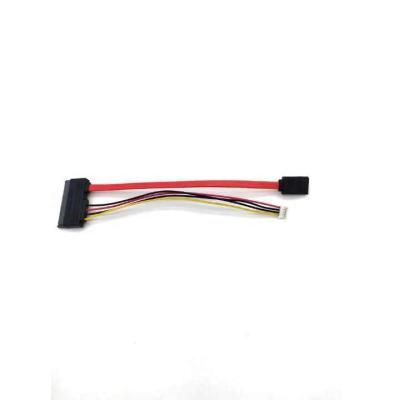 China SATA 22 Pin to 7+15 Pin and 7P PH2.0 HSG Serial SATA HDD Power Cable with PVC Jacket for Computer Use for sale