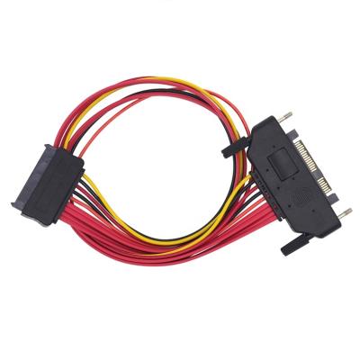 China SAS Hard Disk Drive SFF-8482 PVC Jacket 29Pin Male to Female Extension Cable for sale