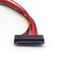 China SAS Hard Disk Drive SFF-8482 PVC Jacket 29Pin Male to Female Extension Cable for sale