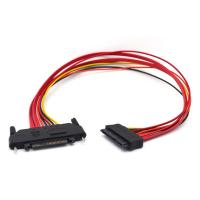 China SAS Hard Disk Drive SFF-8482 PVC Jacket 29Pin Male to Female Extension Cable for sale