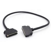 China SCSI 50Pin Male to Female Cable for Computer Printer Scanner with PVC Jacket-650mm Length for sale