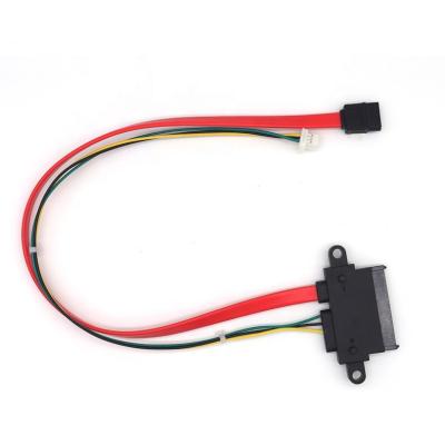 China SATA15+7 Pin with Screws Power/Data to JST3 Pin 600 MB/sec IDE Power SATA Power Data Cable for sale