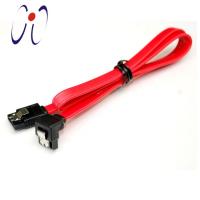 China Sata 7pin Flat 180 Degree Port Female to Female Sata 6G Cable for sale