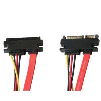 China SATA 7+15P 22Pin Male Female Hard Drive Extender Adapter Serial ATA Data Power Cable 22Pin Male Female Adapter Stock for sale