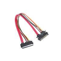 China SATA 7+15P 22Pin Male Female Hard Drive Extender Adapter Serial ATA Data Power Cable 22Pin Male Female Adapter Stock for sale