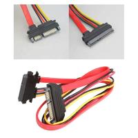 China SATA 7+15P 22Pin Male Female Hard Drive Extender Adapter Serial ATA Data Power Cable 22Pin Male Female Adapter Stock for sale