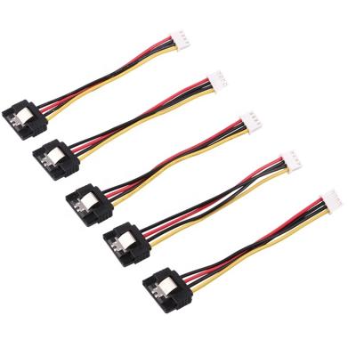 China Wholesale 15P SATA to 4 Pin Molex Power Cable,  2.5mm 4p to SATA 15P Power Cable for sale