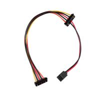China SATA 15Pin  Female *2 to SATA 6Pin female power cable for computer or HDD or SSD use for sale