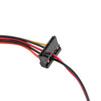 China SATA 15Pin  Female *2 to SATA 6Pin female power cable for computer or HDD or SSD use for sale