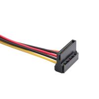 China SATA 15Pin  Female *2 to SATA 6Pin female power cable for computer or HDD or SSD use for sale