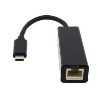 China Gigabit Ethernet 100Mbps Network Adapter Converter USB Type C to RJ45 with RTL8153B Chipset for Monitor and DVD Player for sale