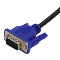China Direct Manufacturer Savings 1m Optical Fiber Male-Male 15 PIN VGA Computer Cable PVC Jacket Stable Monitor Display Connectivity for sale