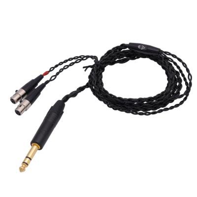 China High End 6.35mm Male Audio Cable Convertible to 4 Pin XLR Microphone Gold Plated Connectors Combination Shielding PVC Jacket for sale