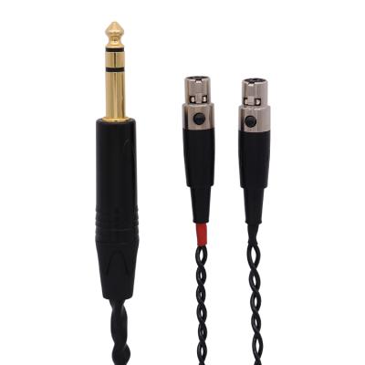 China High Performance 6.35mm Male Audio Aux Cable PVC Jacket Durable 4-Pin XLR Microphone Cable Combination 2M Factory Supplier for sale
