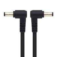 China 90 Degree Right Angle Male Male DC Power Cord 5521 5525 Extension PVC for Speaker Microphone Monitor DVD Player Combination for sale