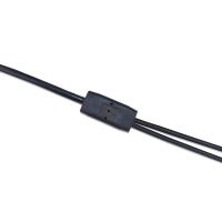 China 12v Dc Power Cable Connector 5.5*2.1 mm Plug Y Splitter 1 Female to 2 Male Dc Connector 5521 5525 with Cable for sale