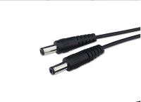China 12v Dc Power Cable Connector 5.5*2.1 mm Plug Y Splitter 1 Female to 2 Male Dc Connector 5521 5525 with Cable for sale