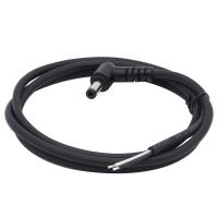 China UL2464 22AWG DC Plug Right Angle 5.5x2.1mm 12V PVC Jacket Open End Pig Tail 5521 DC Cable for Speaker Microphone Monitor for sale