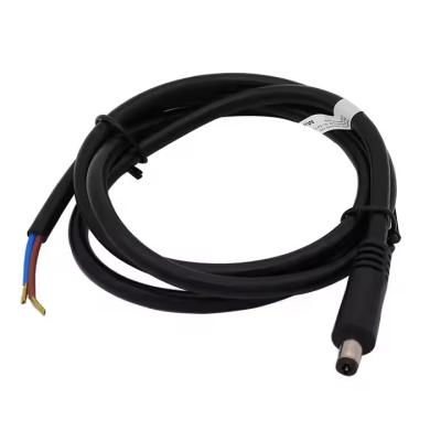 China DC Power Cable 5.5mm X 2.1mm Male to Male 12V 5.5mm Male Plug 2.1mm X 5.5 DC Wire Copper Conductor for sale