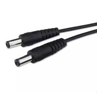 China DC 5521 5.5mm 2.1mm 2-in-1 DC Power Cord Y Splitter Cable Female to Male Jack Connect Earphone Use Plastic with PVC Jacket for sale