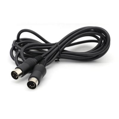 China HJX Factory 1M 2M 3M 22awg 4C 5 PIN DIN Cable PVC Jacket Male to Male 5 Pin MIDI Cable for Monitor Combination Shielding for sale
