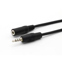 China DC 3.5mm Jack Male to Female AUX Audio Stereo Cable Extension PVC Jacket DC Cord for Speaker Microphone Monitor for sale